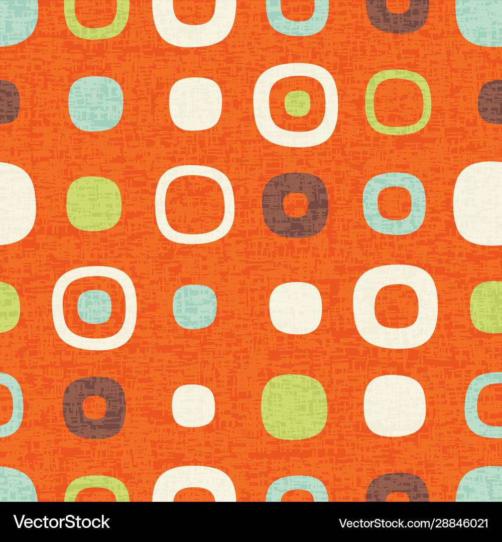 Seamless abstract mid century modern pattern Vector Image
