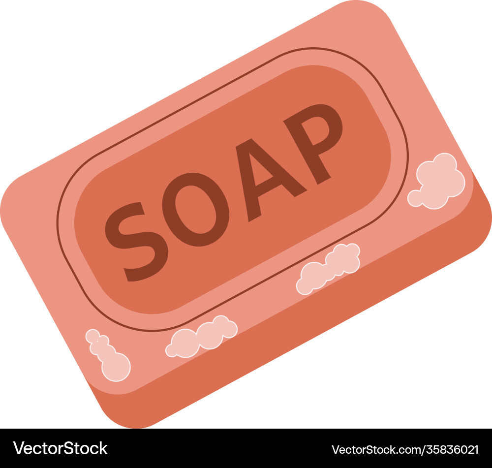 Soap flat icon Royalty Free Vector Image - VectorStock