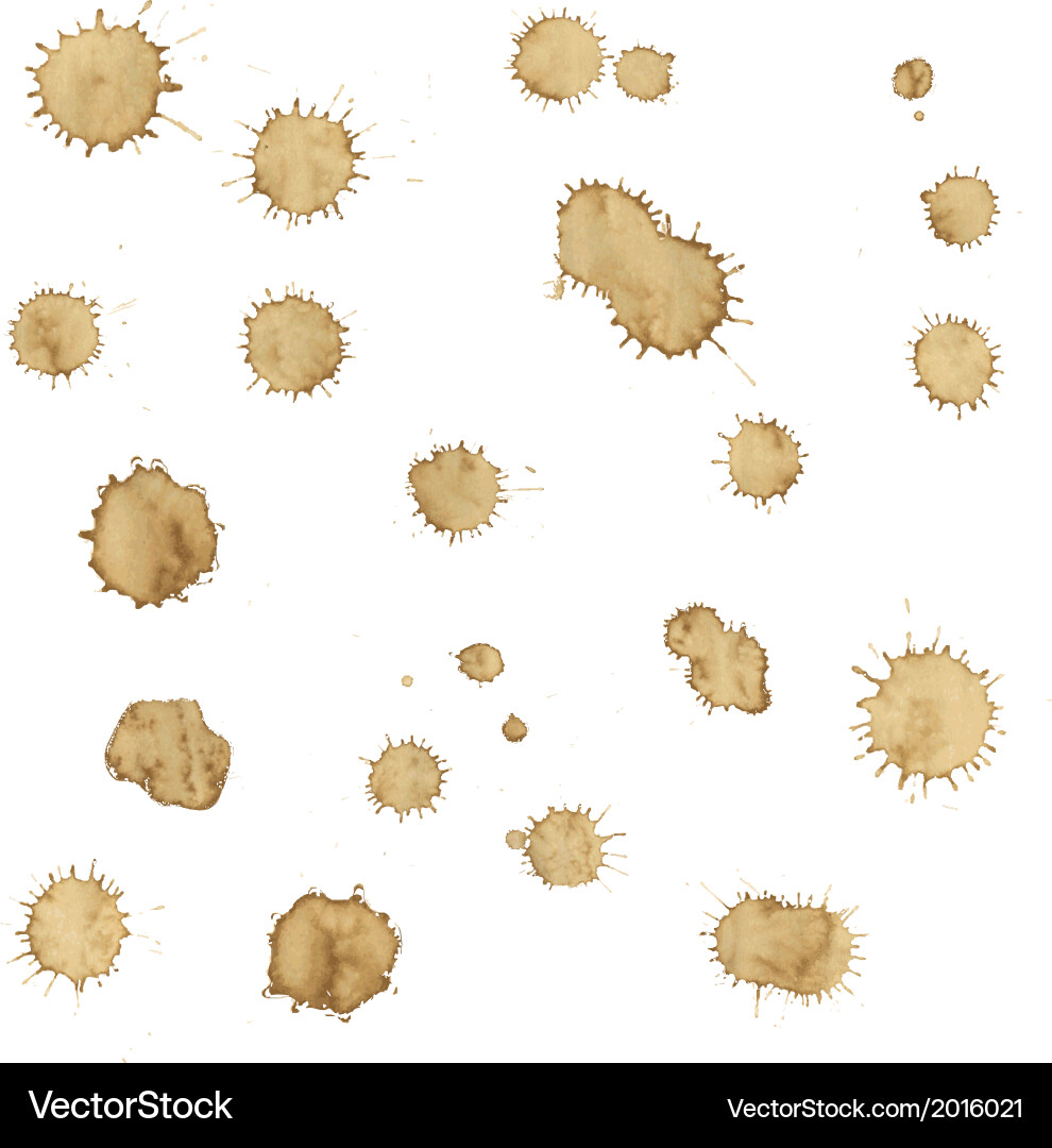 Stains set Royalty Free Vector Image - VectorStock