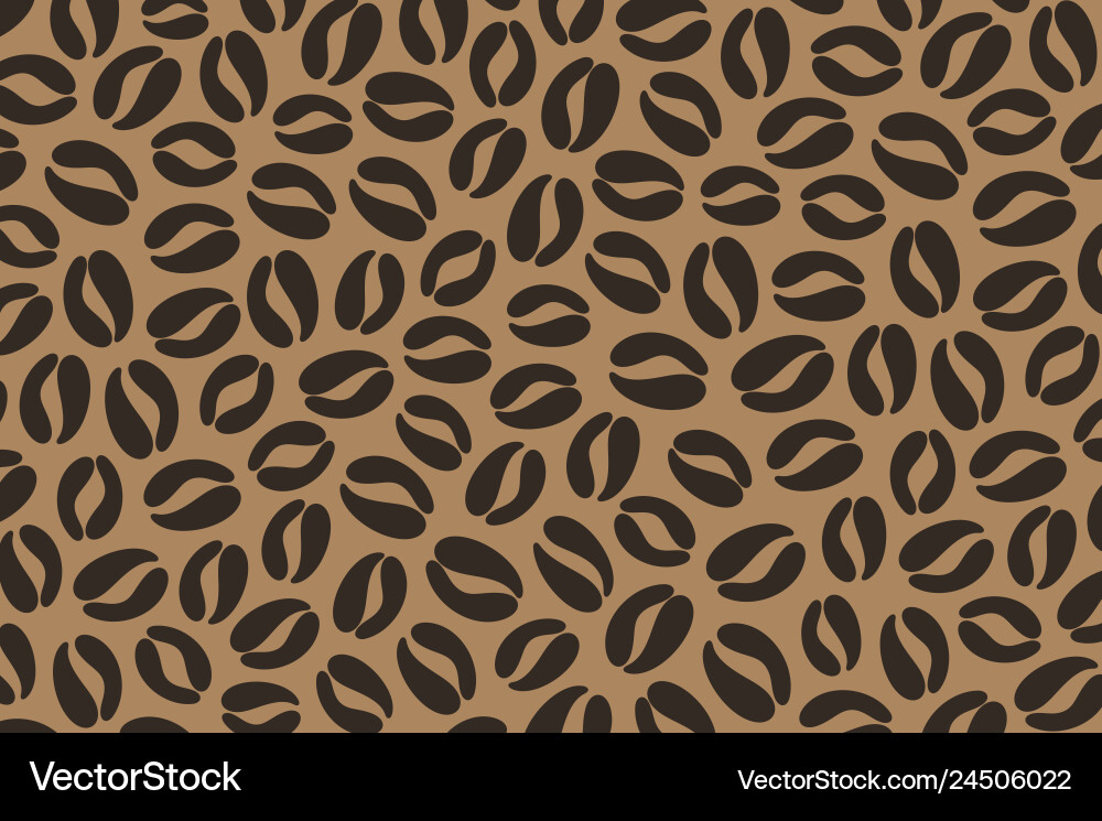 Black coffee pattern Royalty Free Vector Image