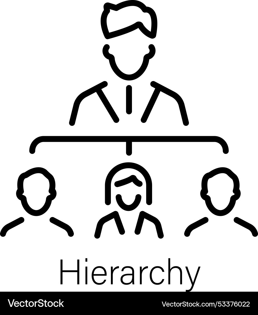Hierarchy Royalty Free Vector Image - VectorStock