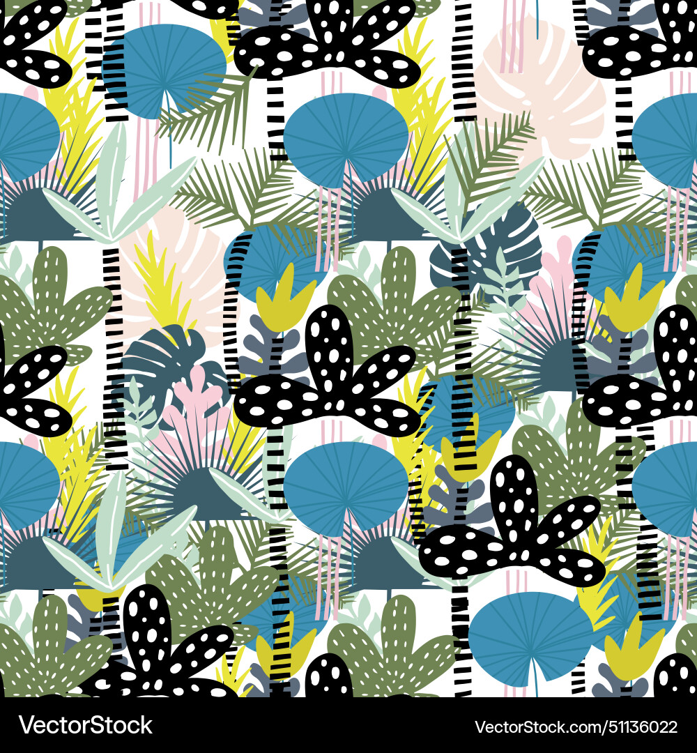 Seamless flowers background Royalty Free Vector Image