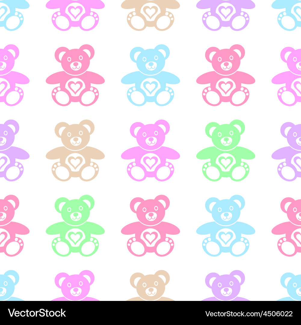 Teddy bears Royalty Free Vector Image - VectorStock