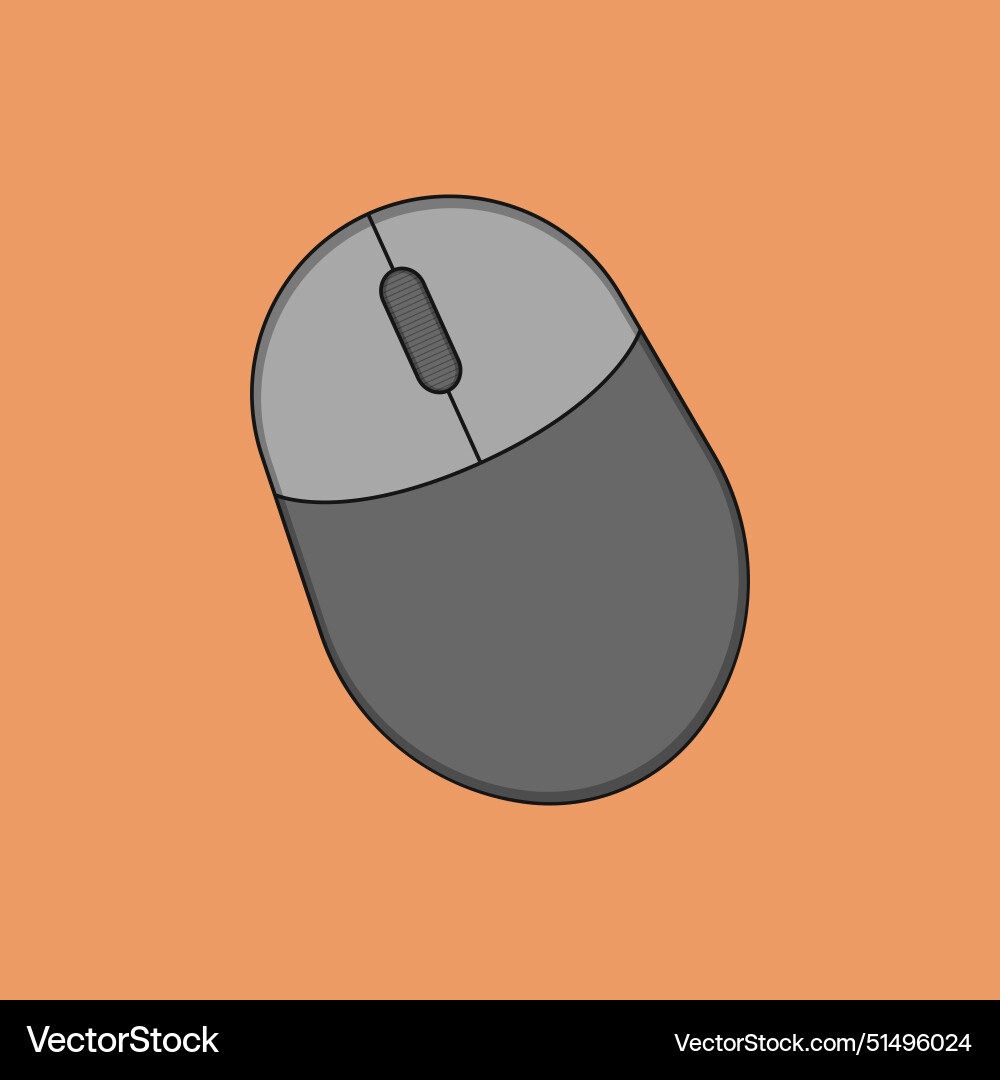 Computer mouse icon pc Royalty Free Vector Image