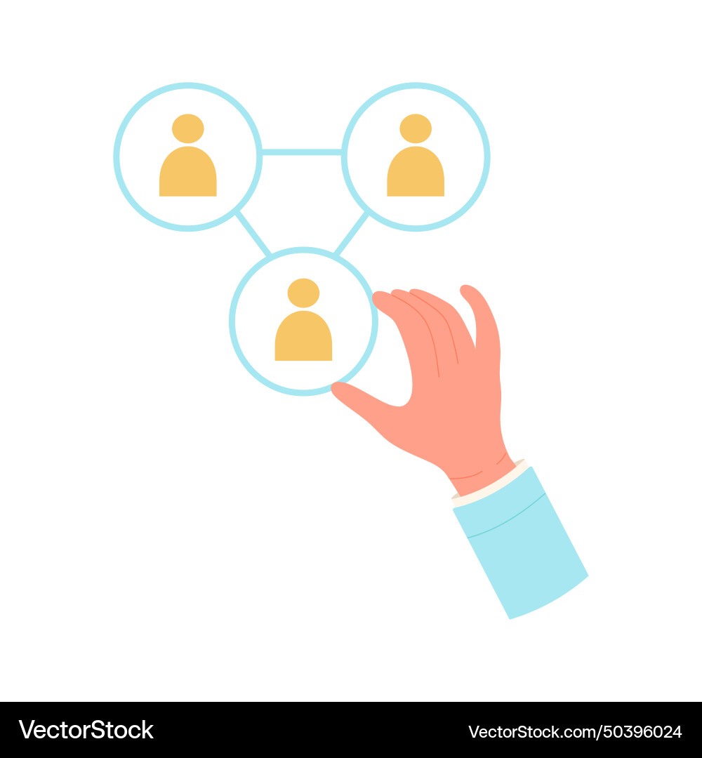 Select business team player Royalty Free Vector Image