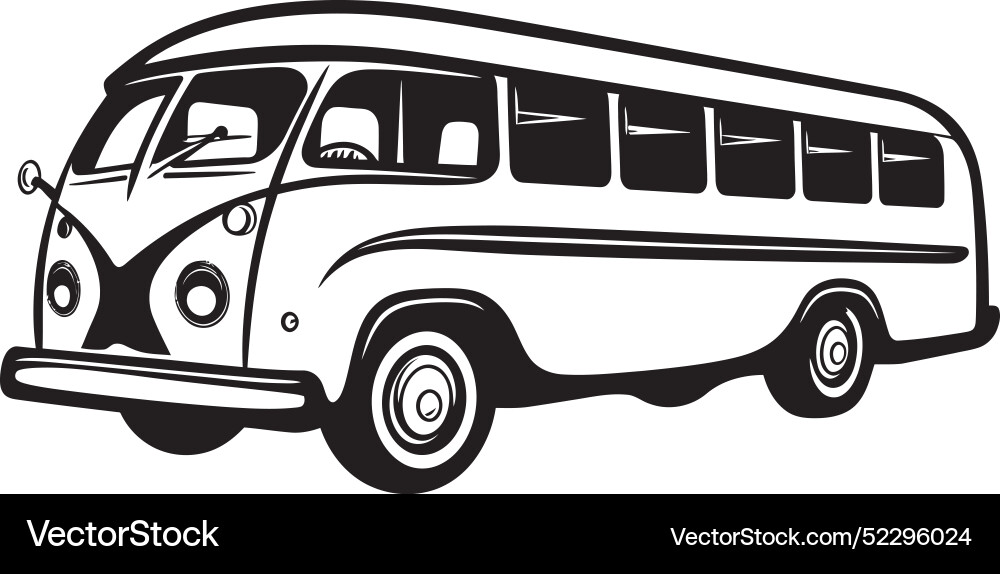 Urban harmonies expressive bus graphics synci Vector Image