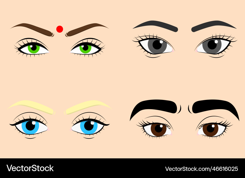 Eyes Royalty Free Vector Image - VectorStock