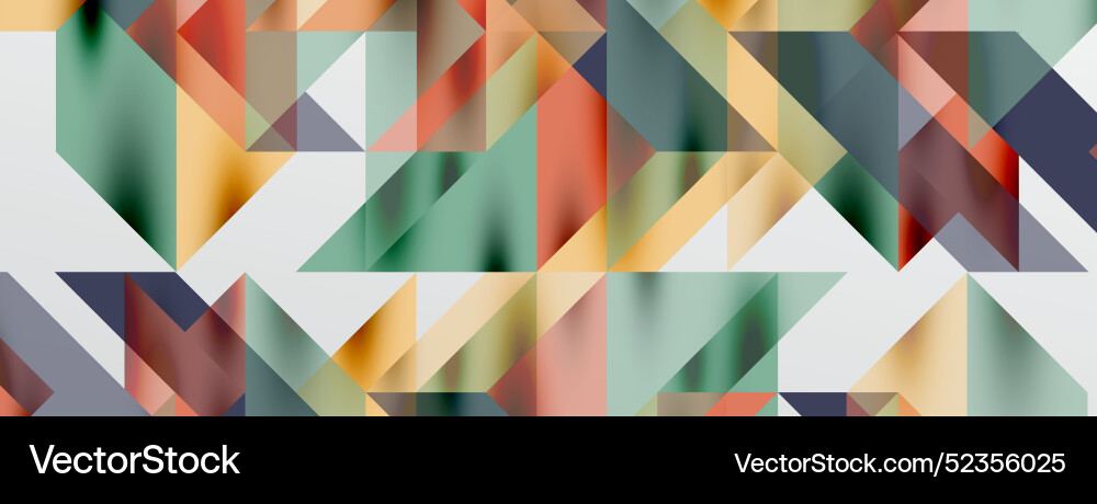 Tech minimal overlapping triangle shapes elements Vector Image