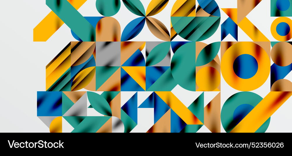 Geometric neo patterns abstract background Vector Image