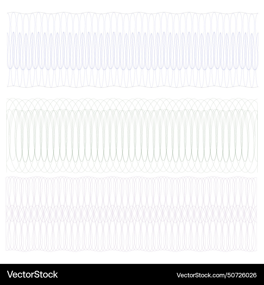Watermark guilloche pattern Royalty Free Vector Image