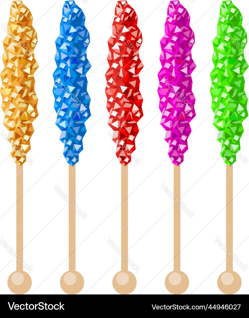 Rock candy Royalty Free Vector Image - VectorStock