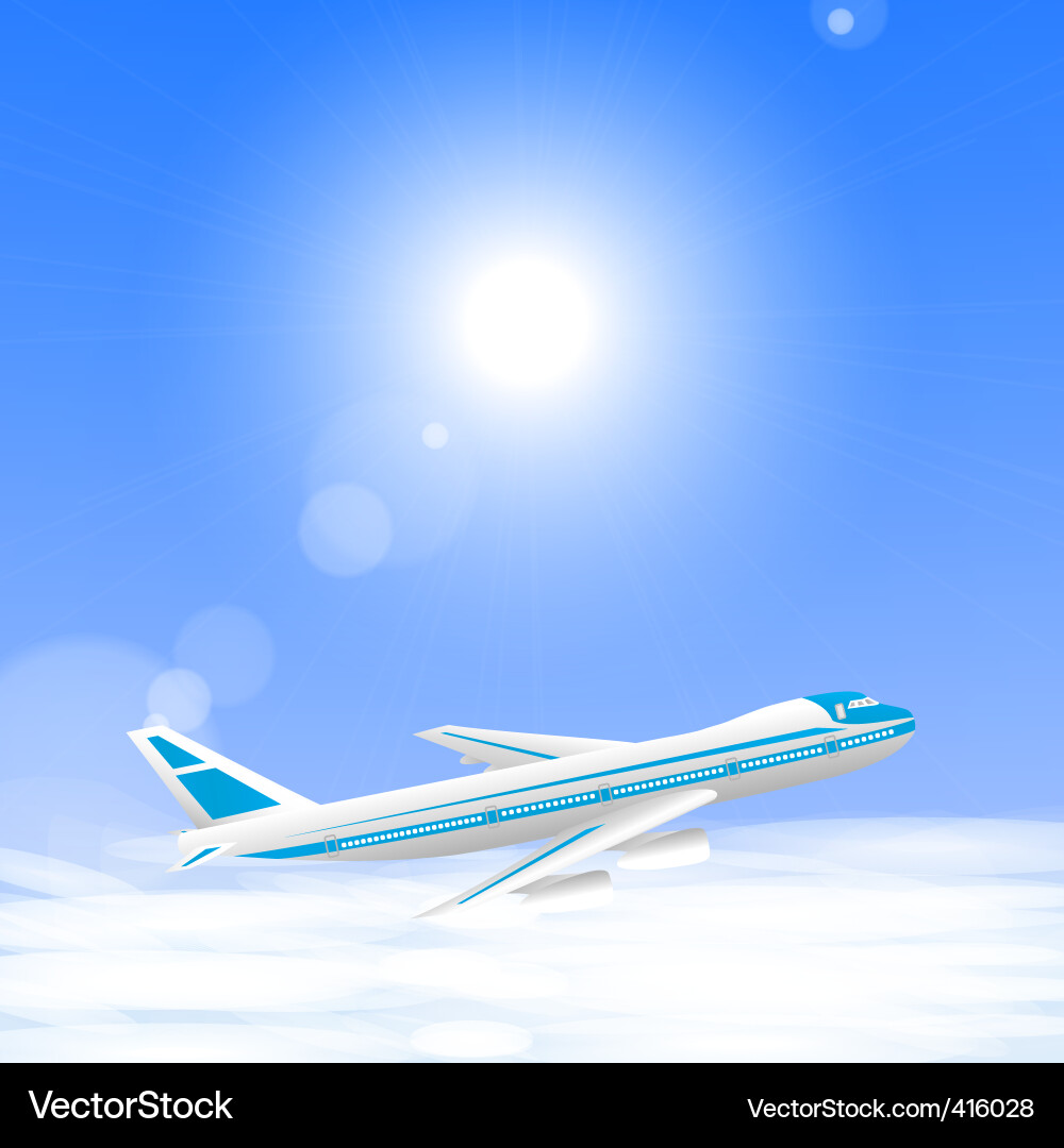 Airplane Royalty Free Vector Image - VectorStock