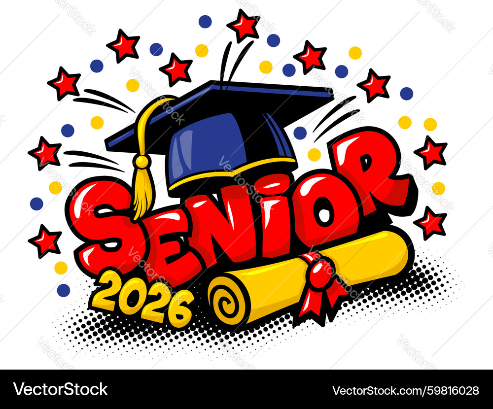 Graduation Celebration 2026 – Royalty-Free Vector | VectorStock