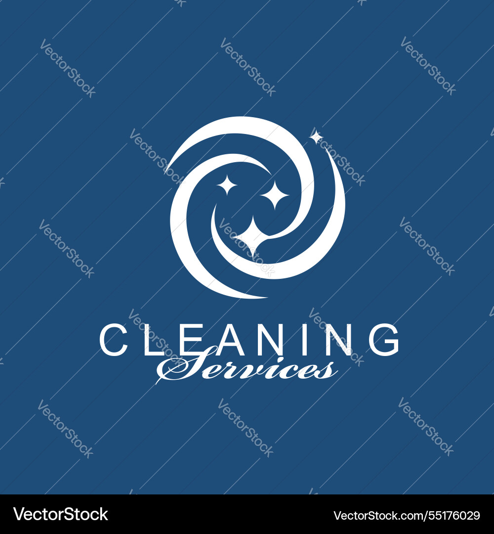Cleaning service design Royalty Free Vector Image