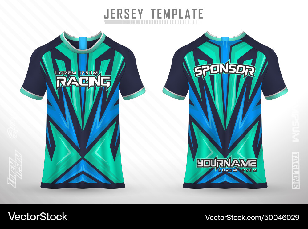 Front back t shirt design Royalty Free Vector Image