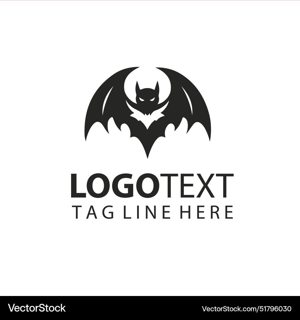 Bat logo Royalty Free Vector Image - VectorStock