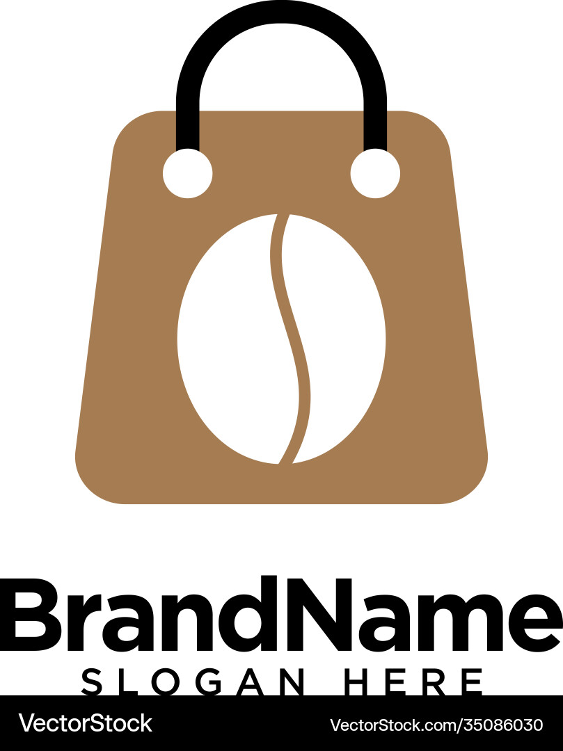 Coffee store logo design inspiration Royalty Free Vector