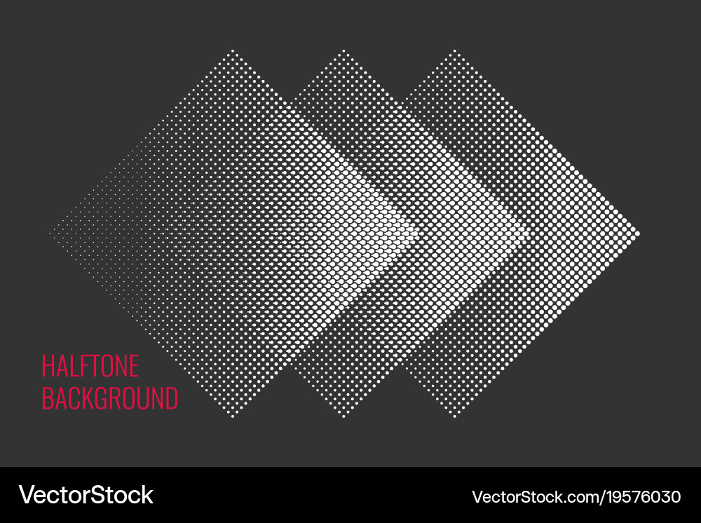 Monochrome printing raster abstract Royalty Free Vector
