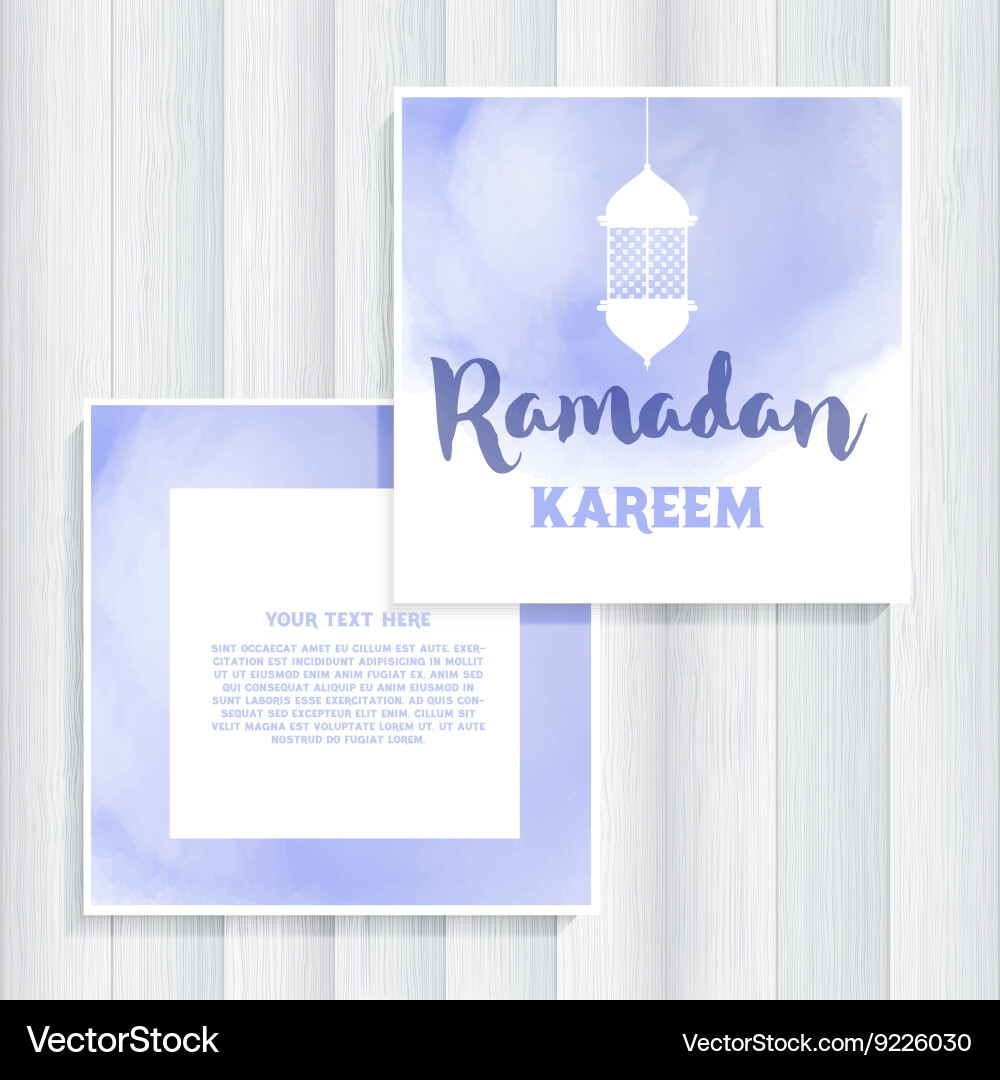 Ramadan invitation design 1905 Royalty Free Vector Image