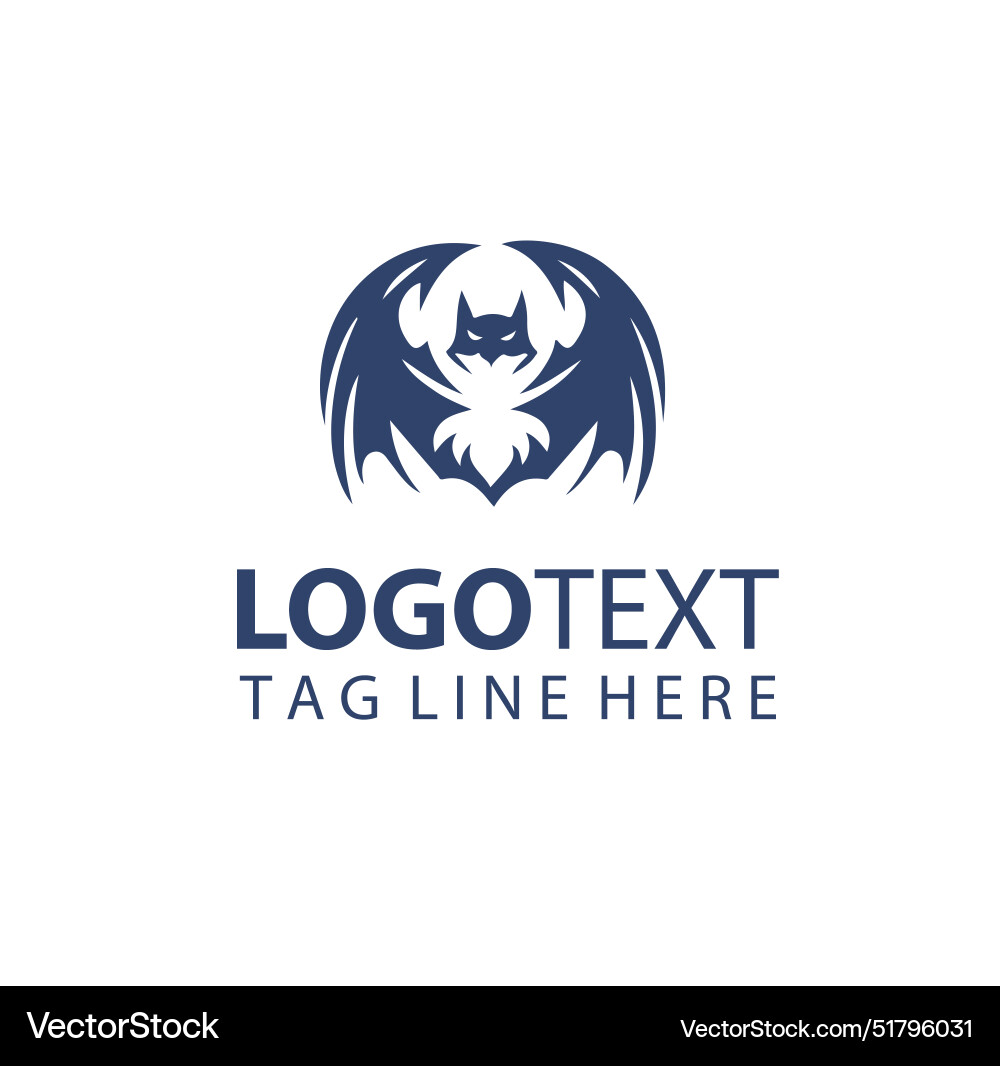 Bat logo Royalty Free Vector Image - VectorStock