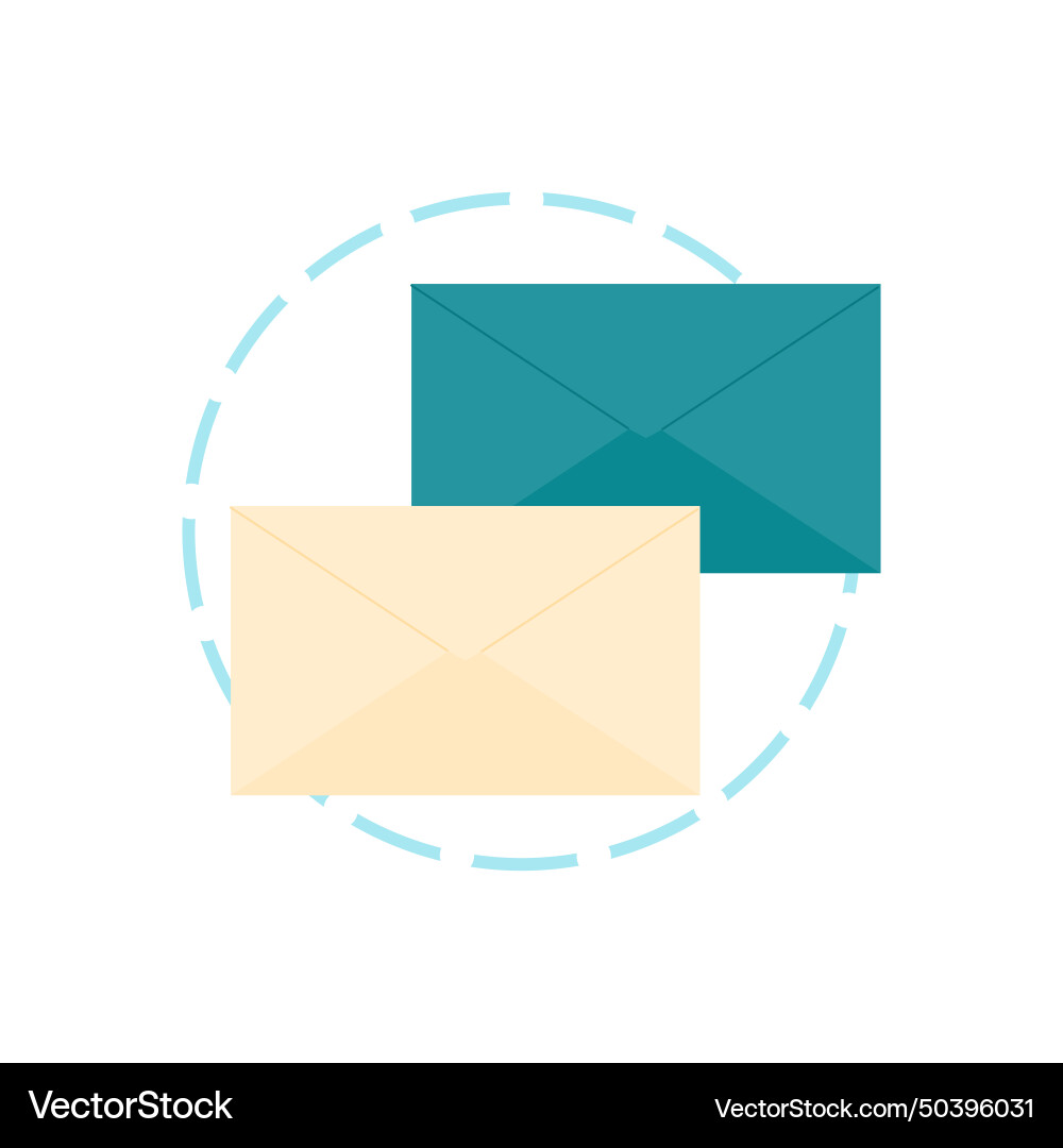 Business corporate emails Royalty Free Vector Image