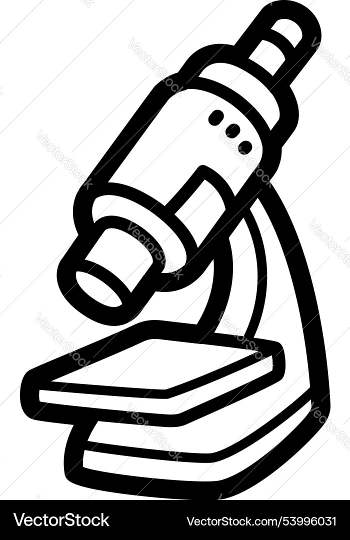 Microscope - laboratory icons Royalty Free Vector Image