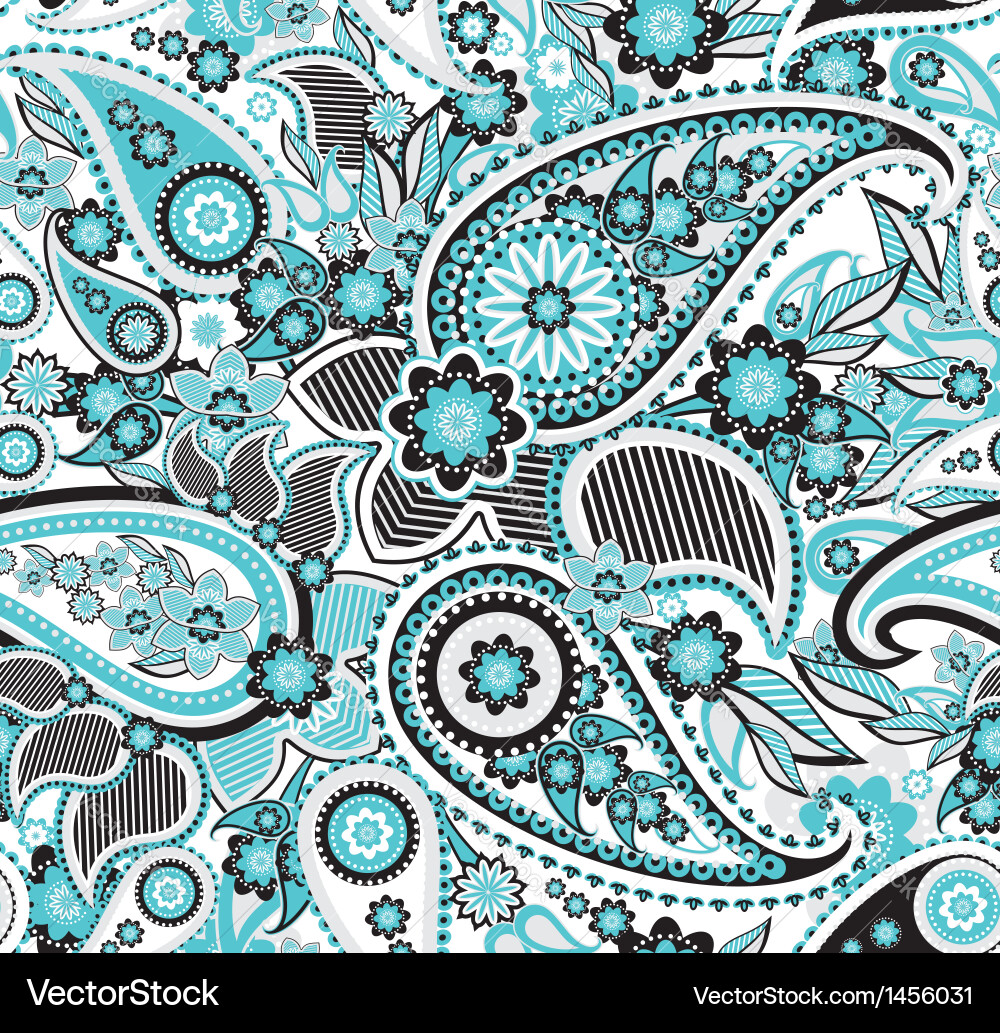 Paisley Pattern Royalty Free Vector Image - VectorStock