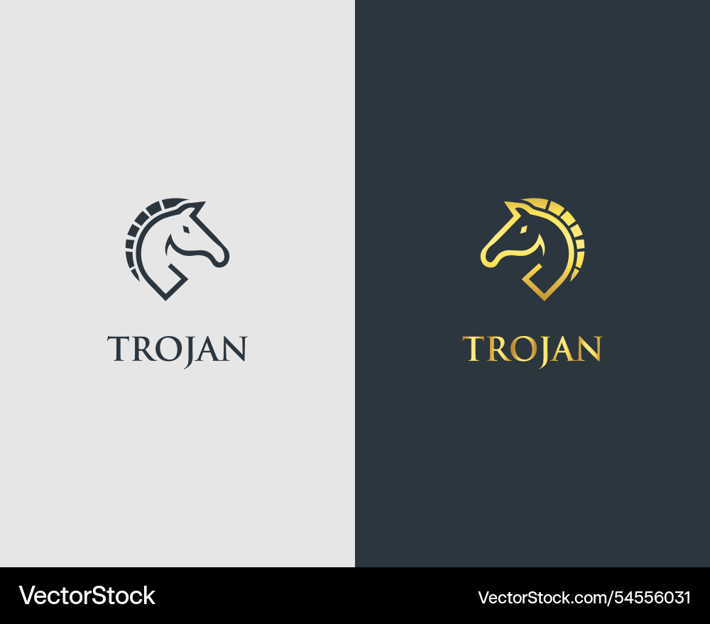 Trojan horse logo store