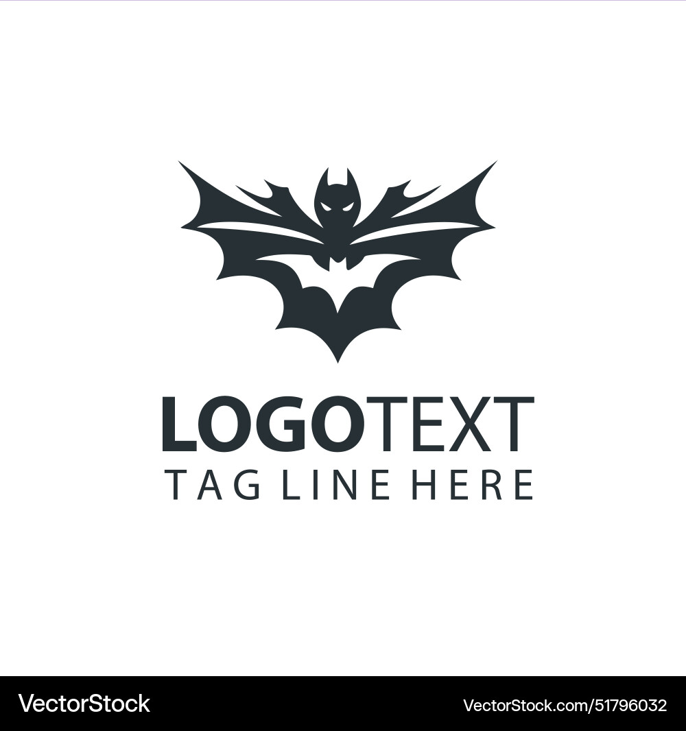 Bat logo Royalty Free Vector Image - VectorStock
