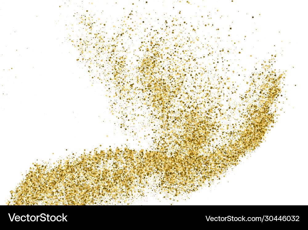 Gold glitter texture Royalty Free Vector Image