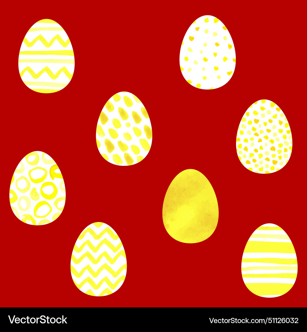 Seamless happy easter pattern Royalty Free Vector Image