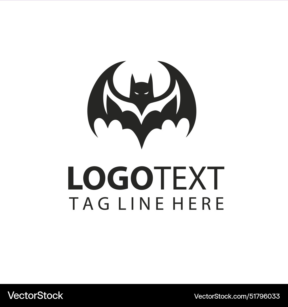 Bat logo Royalty Free Vector Image - VectorStock