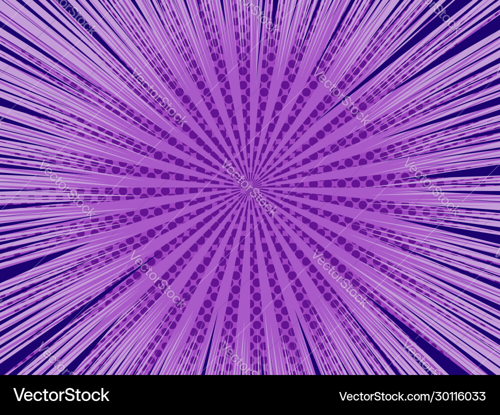 Comic purple explosive background Royalty Free Vector Image