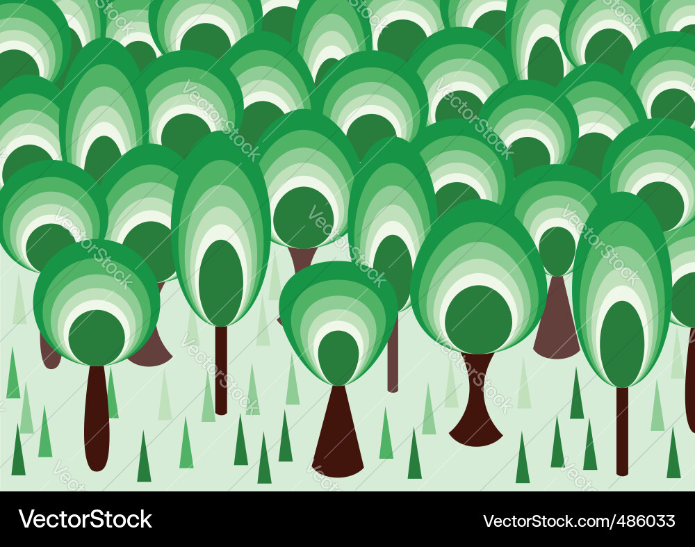 Forest Royalty Free Vector Image - VectorStock