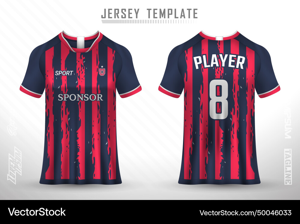 Front back t shirt design Royalty Free Vector Image