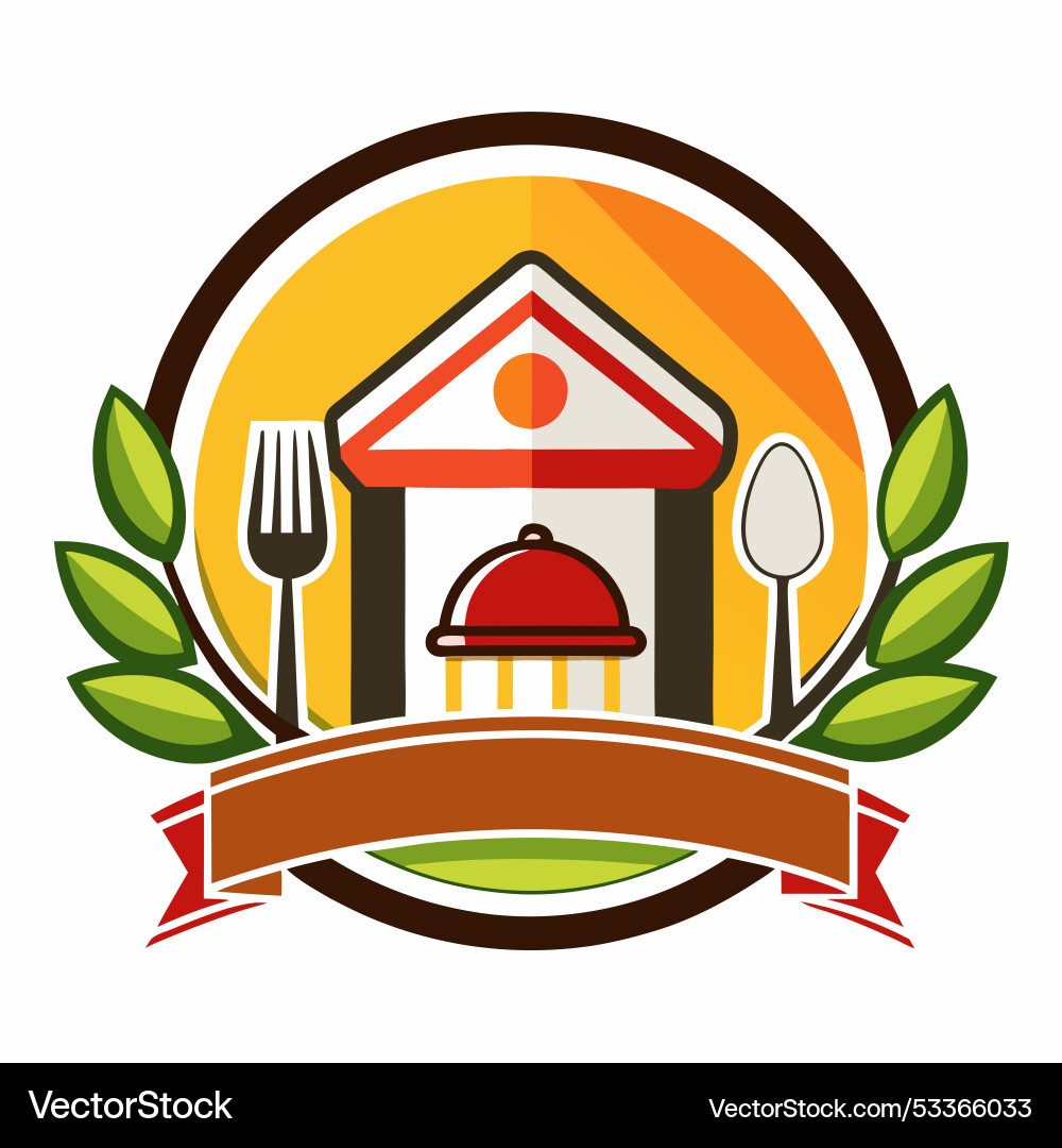 Restaurant logo Royalty Free Vector Image - VectorStock