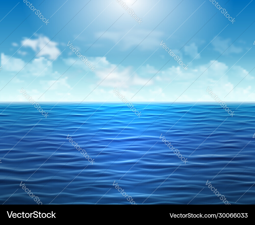 Sea background Royalty Free Vector Image - VectorStock