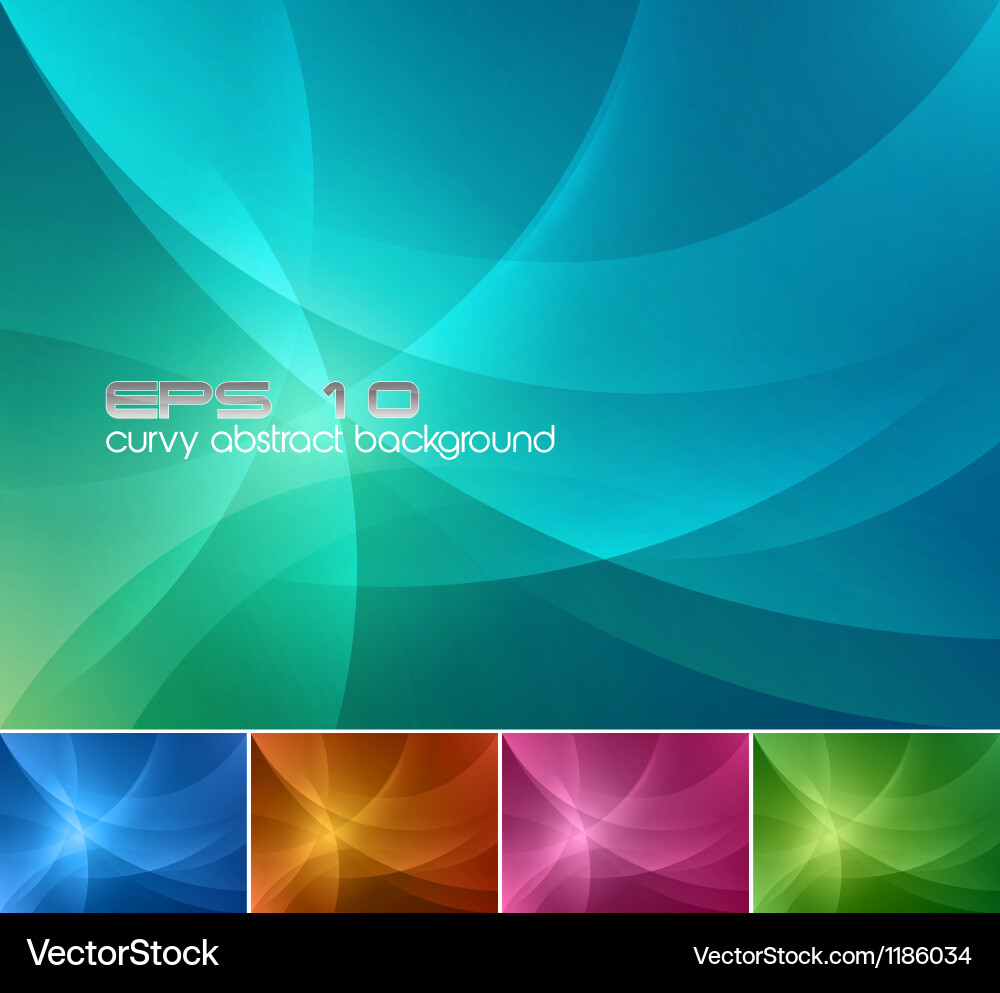 Curvy abstract background Royalty Free Vector Image