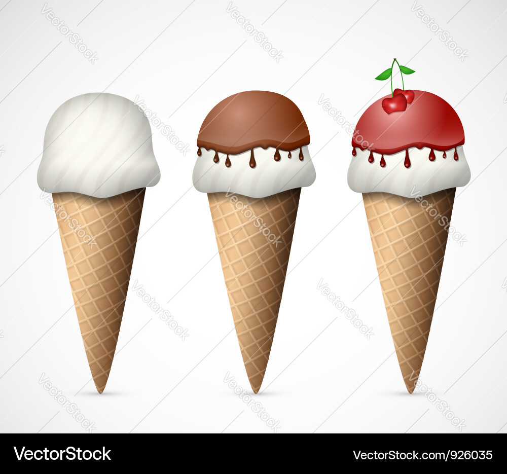 Ice cream Royalty Free Vector Image - VectorStock