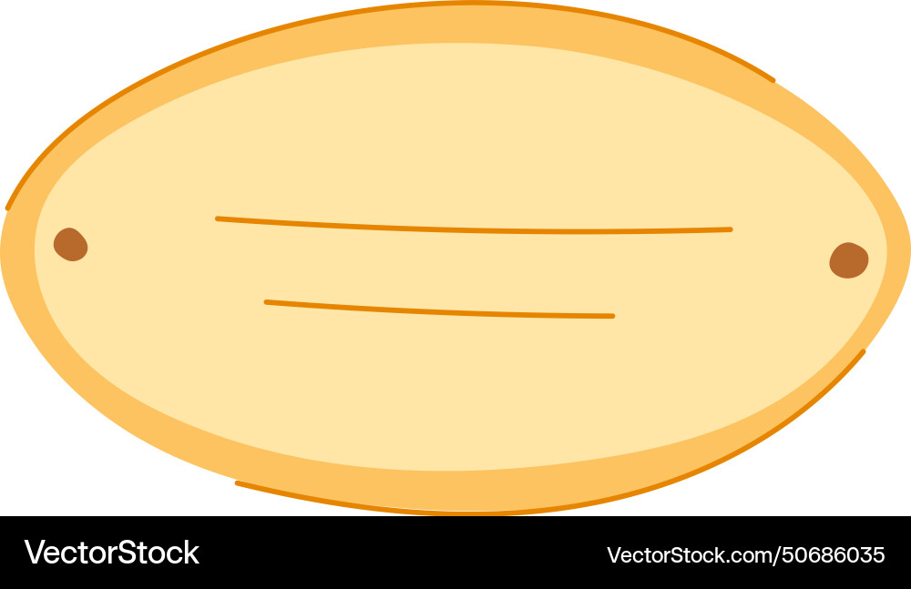 Sign nameplate cartoon Royalty Free Vector Image