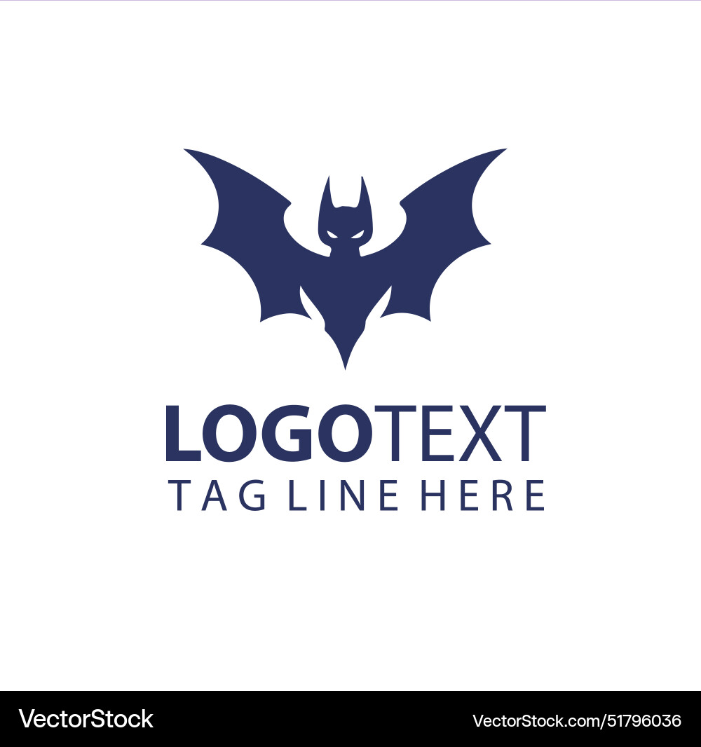 Bat logo Royalty Free Vector Image - VectorStock