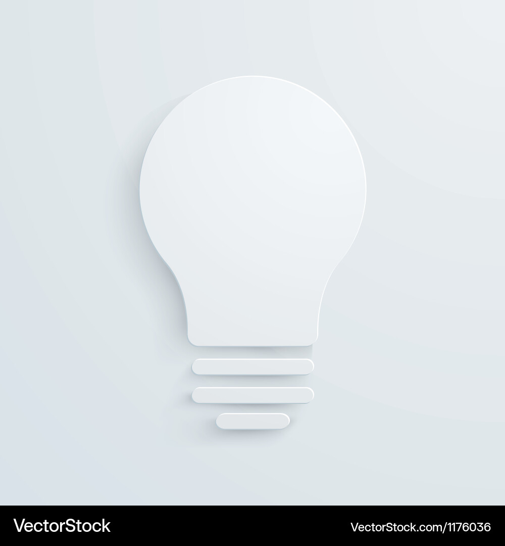 Bulb Royalty Free Vector Image - VectorStock