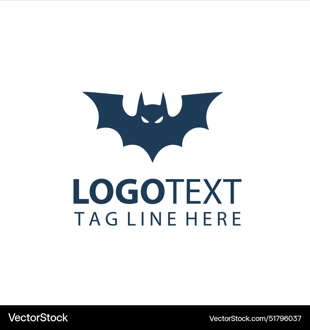 Bat logo Royalty Free Vector Image - VectorStock