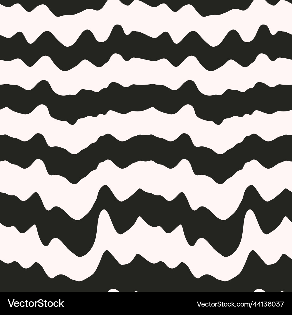 Black Wave Pattern Royalty Free Vector Image - VectorStock