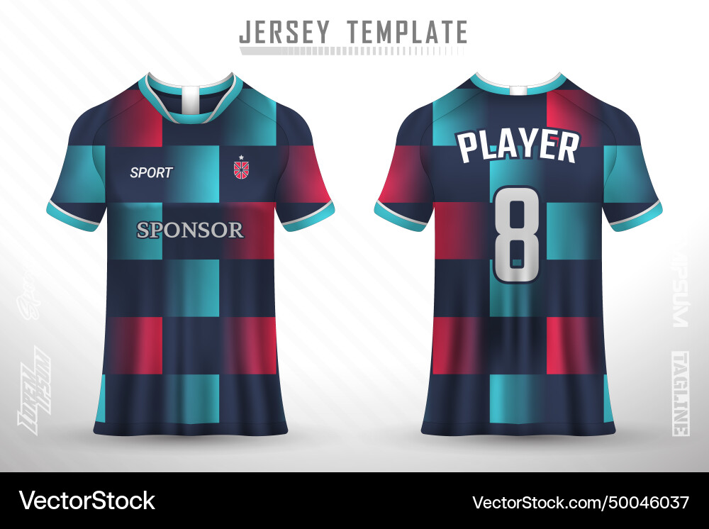 Front back t shirt design Royalty Free Vector Image