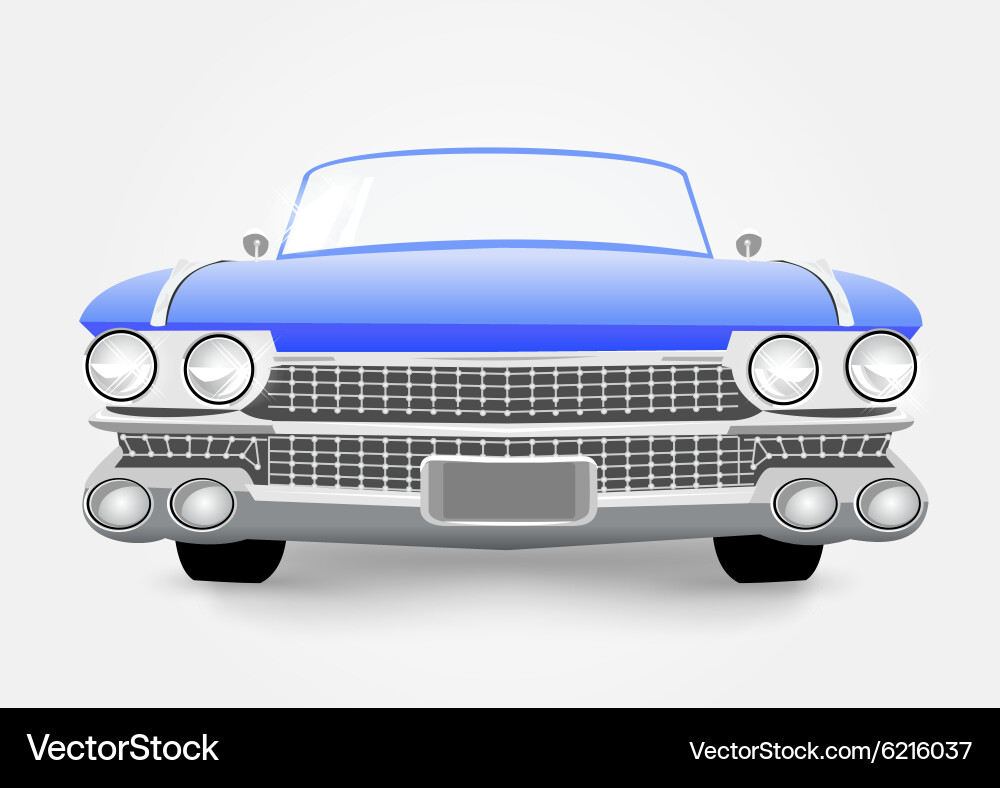 Retro car Royalty Free Vector Image - VectorStock