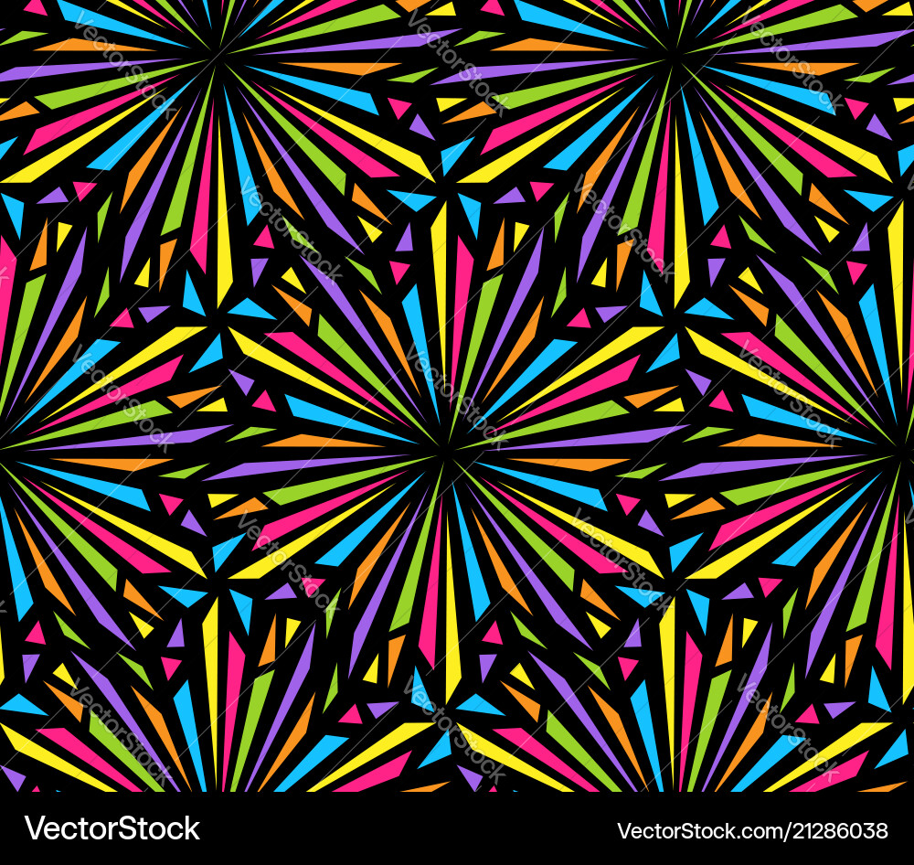 Explosion Party Pattern Royalty Free Vector Image