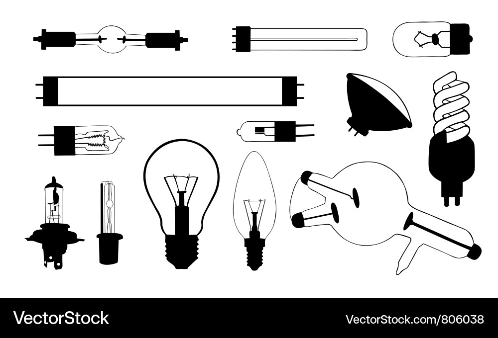 Light bulb Royalty Free Vector Image - VectorStock