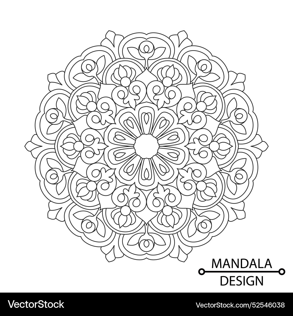 Ornamental mandala patterns with unique design Vector Image