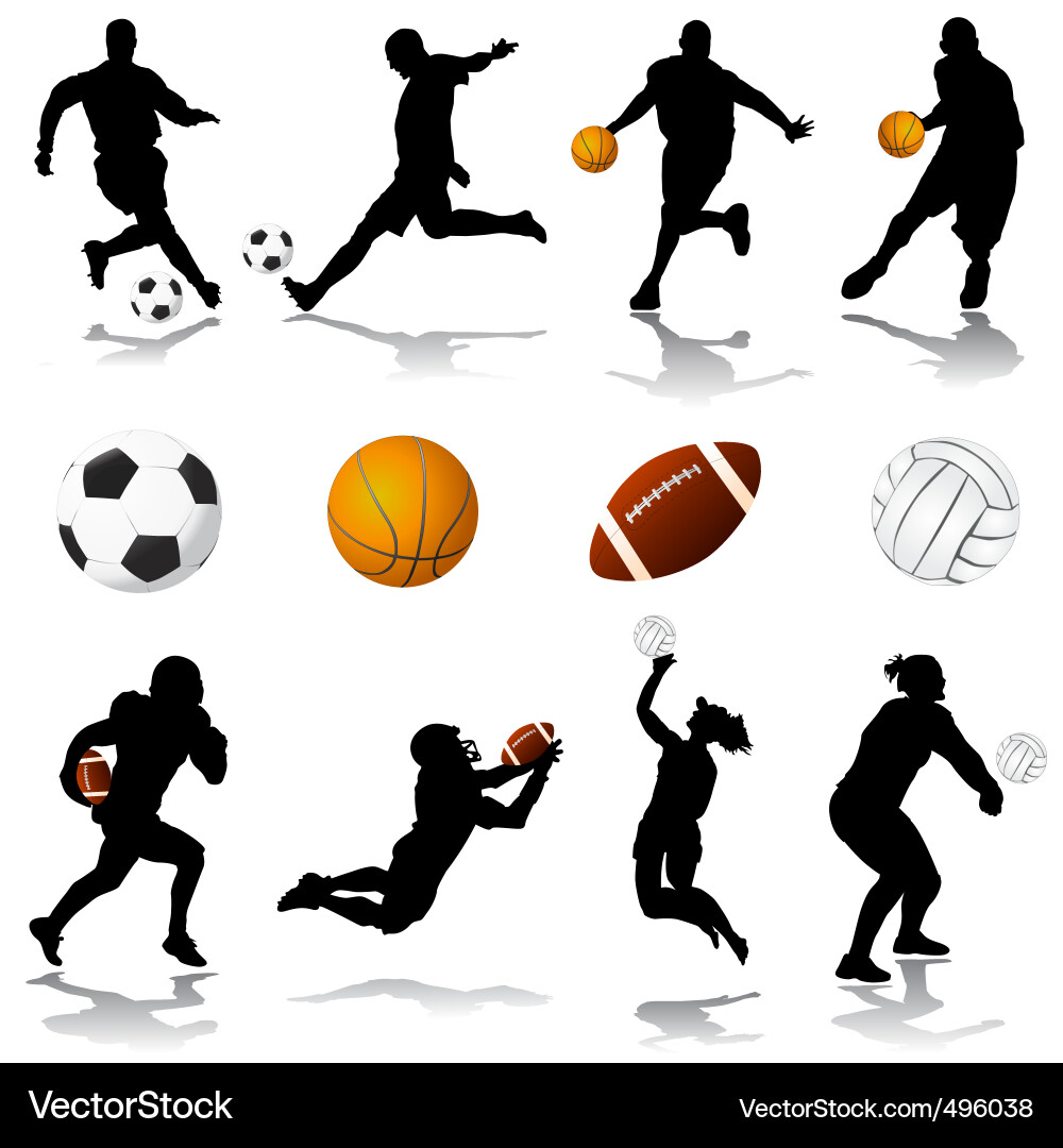 Sport set Royalty Free Vector Image - VectorStock